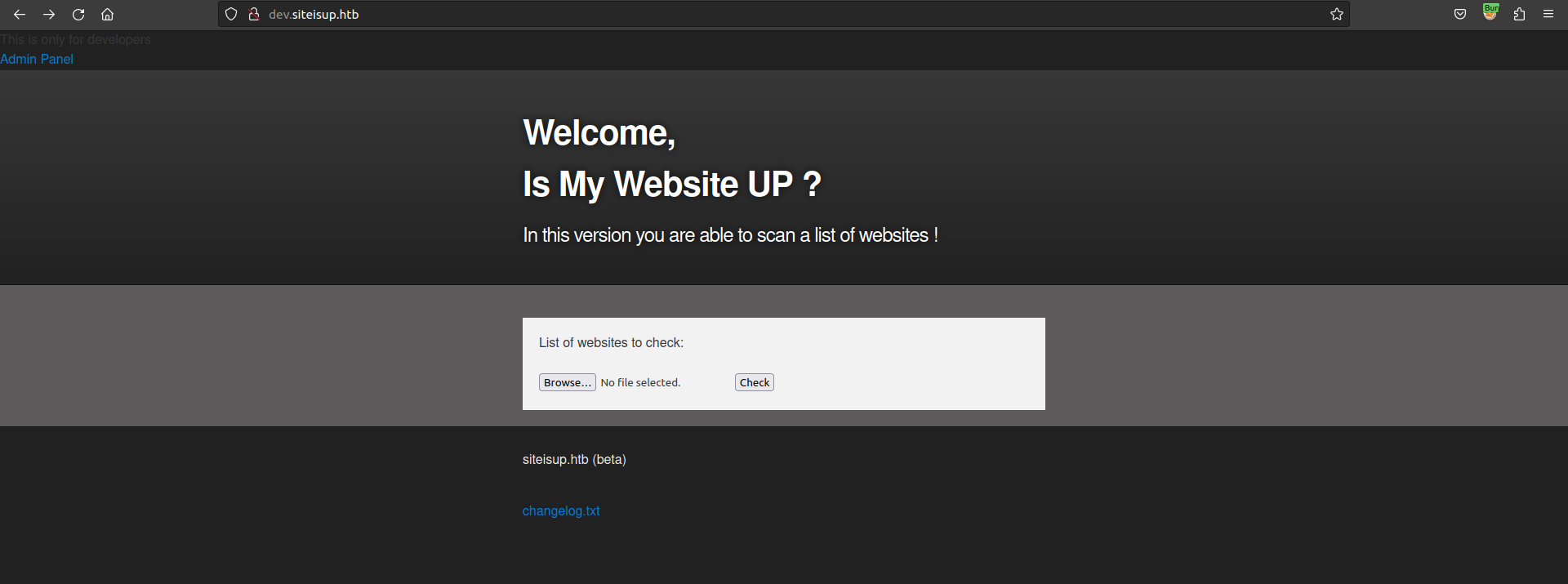 Updown Hack The Box Hacks Ctf Walkthroughs